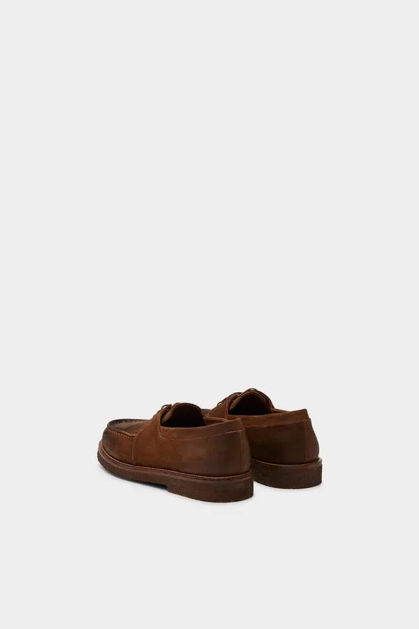 Marsèll Leather Lace-up Boat Shoes
