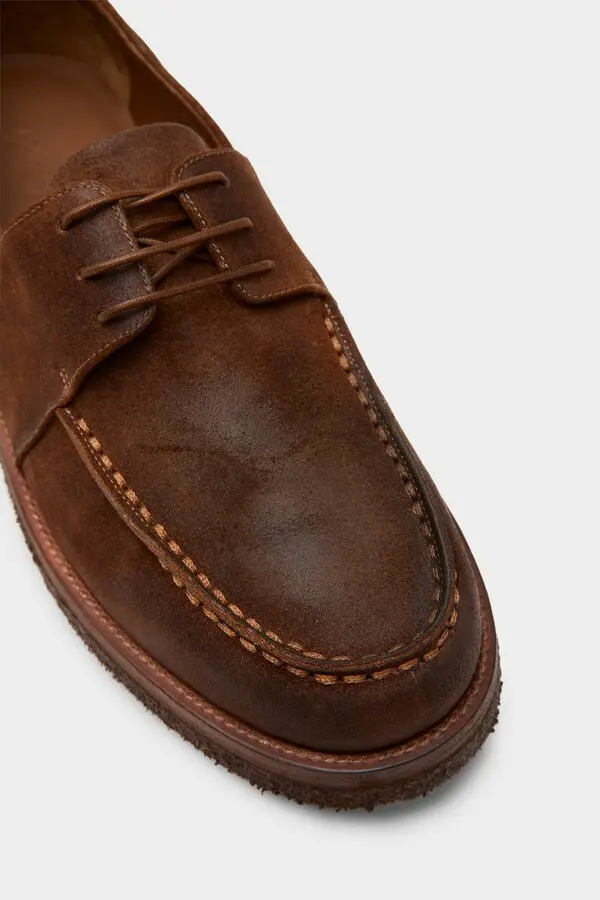 Marsèll Leather Lace-up Boat Shoes