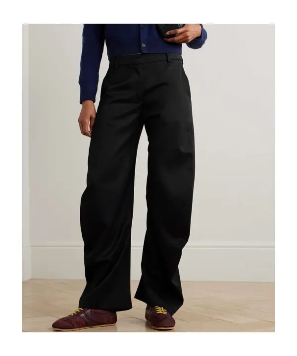 Acne Studios Patty Wool Wide-leg Pants