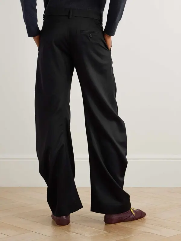 Acne Studios Patty Wool Wide-leg Pants