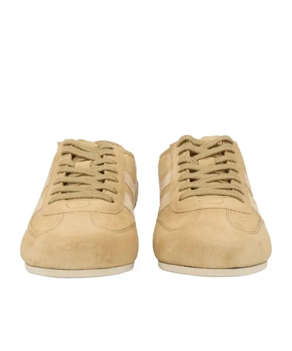 TOM FORD Round Toe Lace Up Sneakers