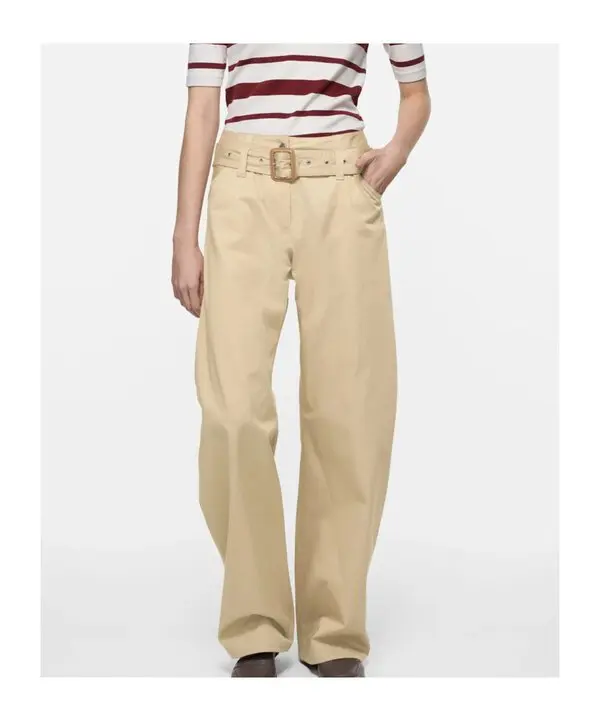 Acne Studios Twill Trousers With Belt