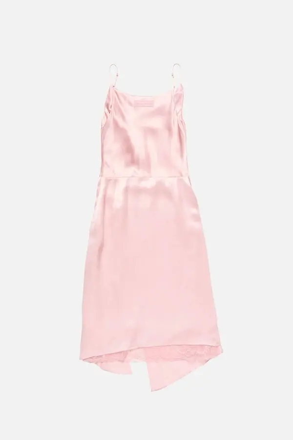 Acne Studios Shiny Satin Slip Dress