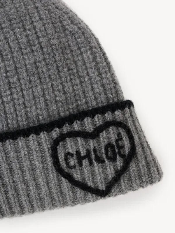 Chloé Logo Intarsia Knit Beanie