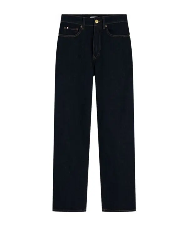 Tommy Hilfiger Logo-patch Straight-leg Jeans