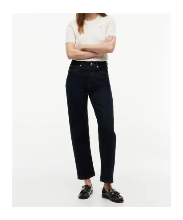 Tommy Hilfiger Logo-patch Straight-leg Jeans