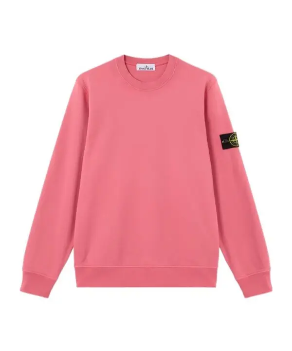 Stone Island Regular-fit Crewneck Sweatshirt With Raglan Sleeves