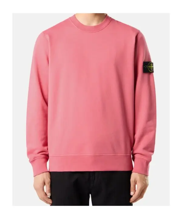 Stone Island Regular-fit Crewneck Sweatshirt With Raglan Sleeves