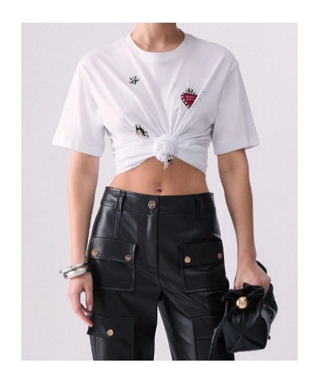 Liu Jo T-shirt With Jewel Embroidery