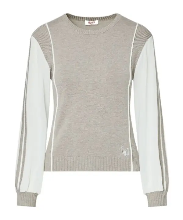 Liu Jo Sweater With Georgette Insert
