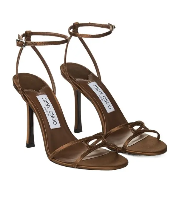 JIMMY CHOO Leo 100 Wrap Sandals