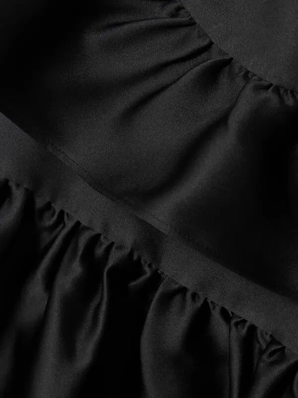 SHUSHU/TONG Bow-decorated Ruffle Dress