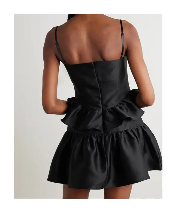 SHUSHU/TONG Bow-decorated Ruffle Dress