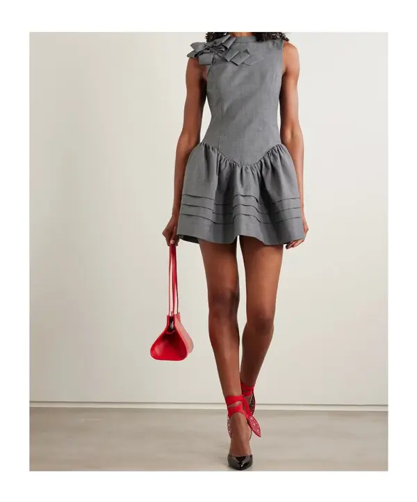 SHUSHU/TONG Bow-decorated Sleeveless Dress