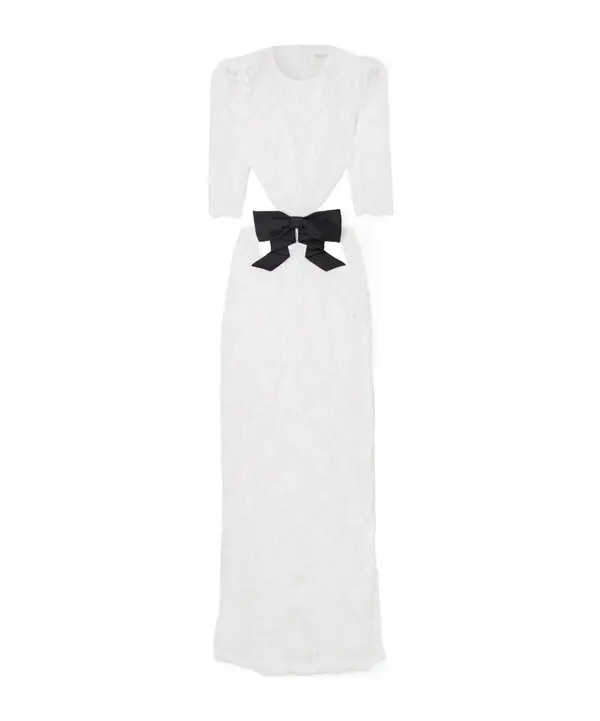 SHUSHU/TONG Hollowed-out Lace Dress