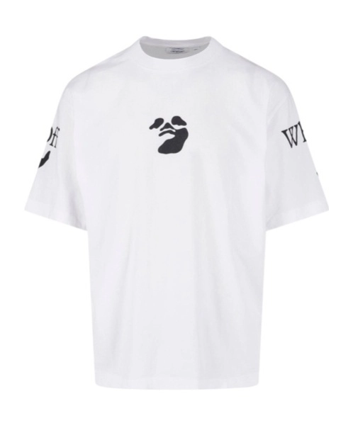 Off-White Swimming Logo Skate Short-sleeve T-shirt - White