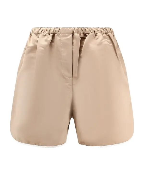 THE FRANKIE SHOP Elastic Waist Shorts - Beige
