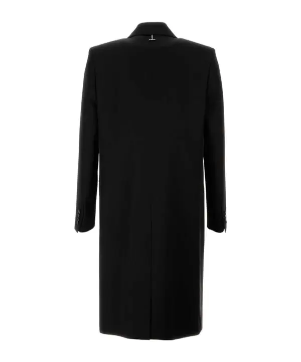 Alexander McQueen Felt Double-breasted Coat
