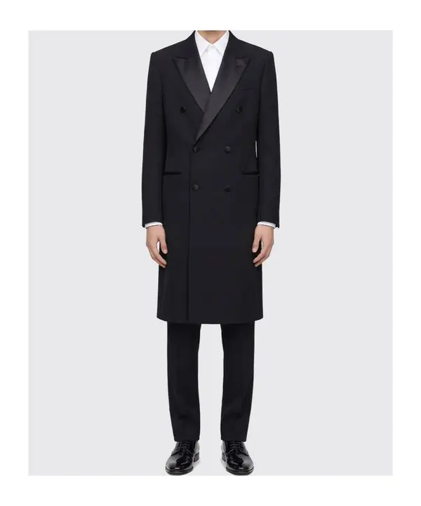 Alexander McQueen Felt Double-breasted Coat
