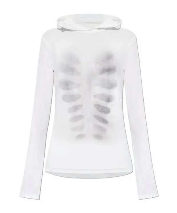 AVAVAV Skeleton Hooded Top