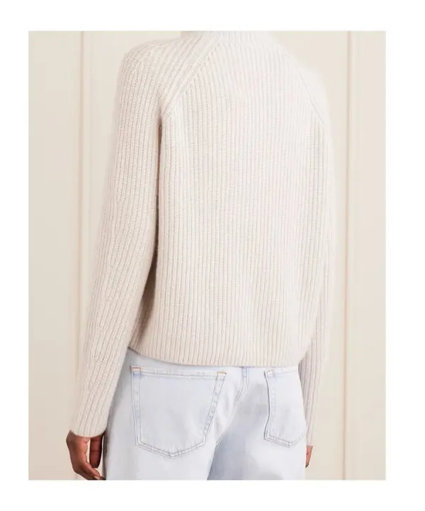 LISA YANG Sadie Ribbed Cashmere Cardigan