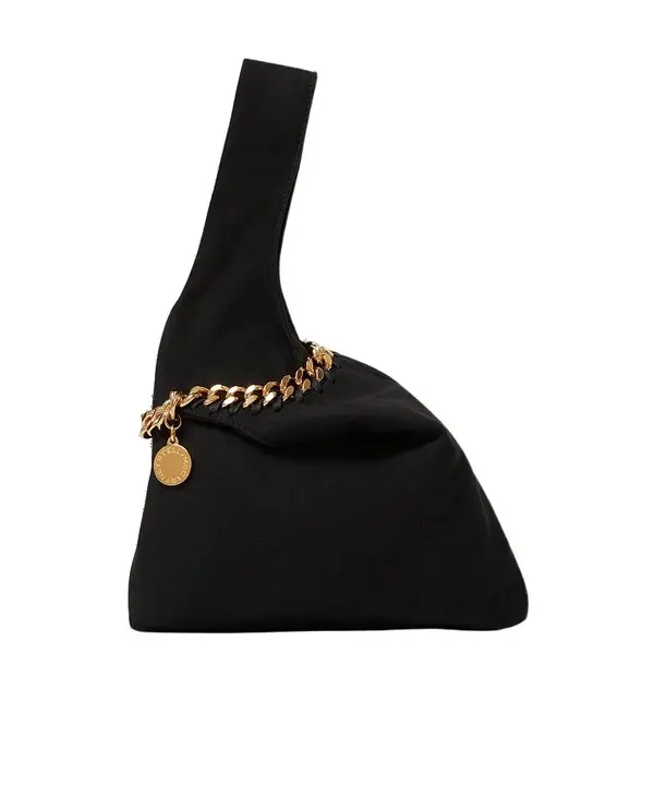 Stella McCartney Frayme Chain-link Clutch Bag - Black