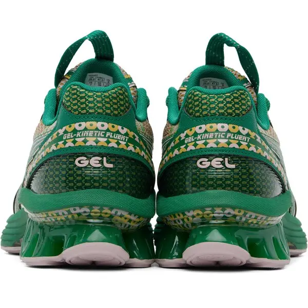 Asics Gel-kinetic Fluent Low Top Sneakers With Graphic Print