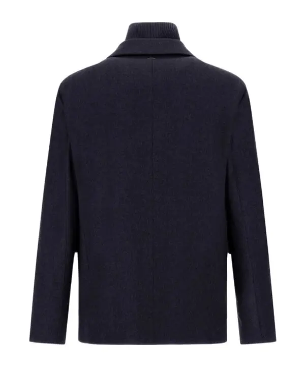 Herno Resort Blazer In Cashmere And Silk