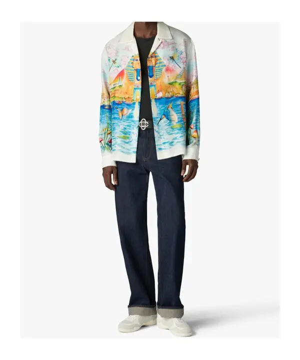 Casablanca Graphic-print Long-sleeve Shirt