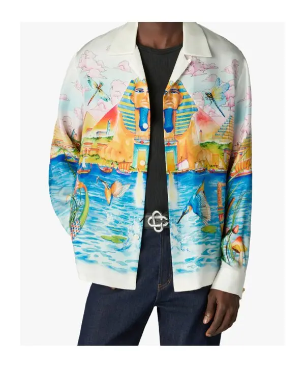 Casablanca Graphic-print Long-sleeve Shirt