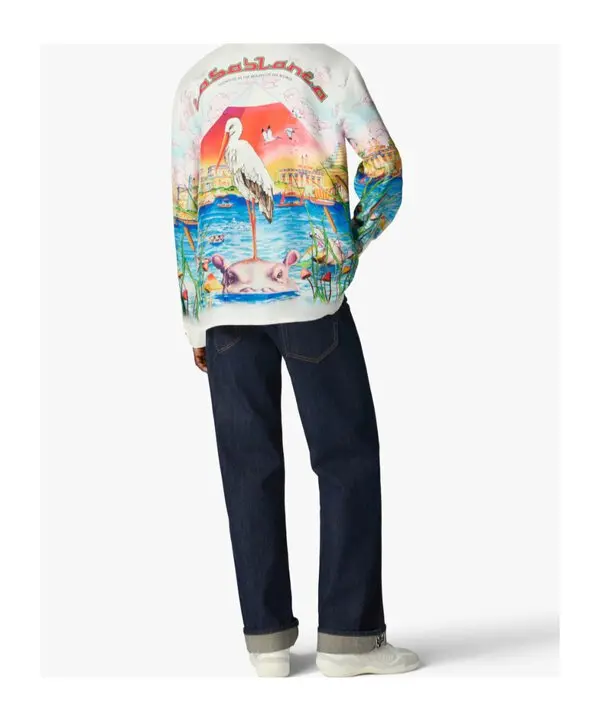 Casablanca Graphic-print Long-sleeve Shirt