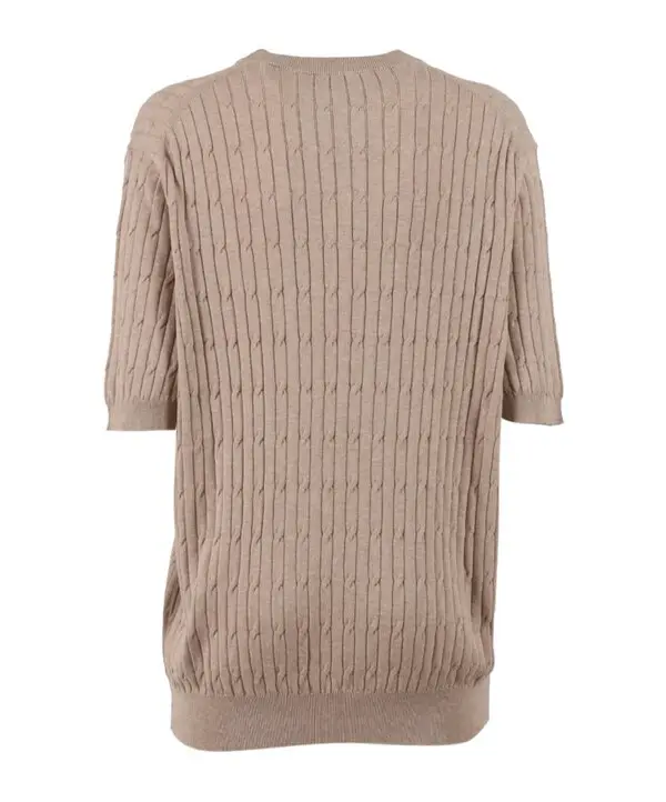 Peserico Ribbed Crew-neck T-shirt
