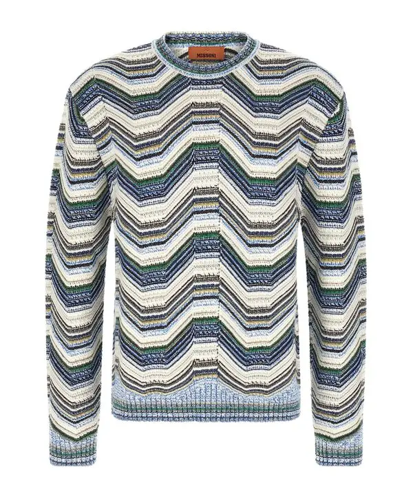 Missoni Geometric Zigzag Knit Sweater