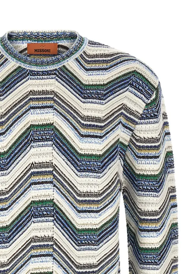 Missoni Geometric Zigzag Pattern Sweater