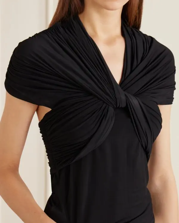 Tove Knot-front Top