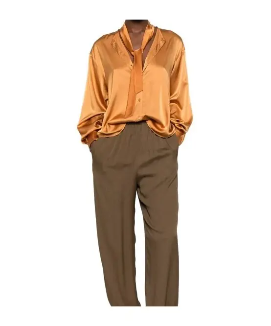 FORTE_FORTE Pussy-bow Button-down Shirt