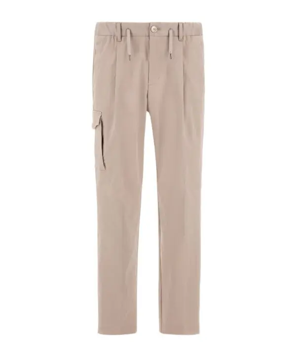 Herno Resort Trousers In Stretch Cotton