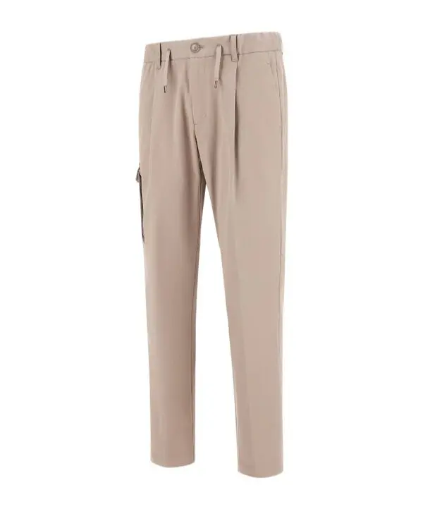 Herno Resort Trousers In Stretch Cotton