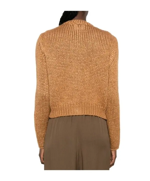 FORTE_FORTE Chunky-knit Button-up Cardigan