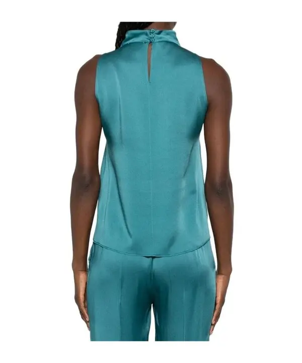FORTE_FORTE High-neck Sleeveless Top