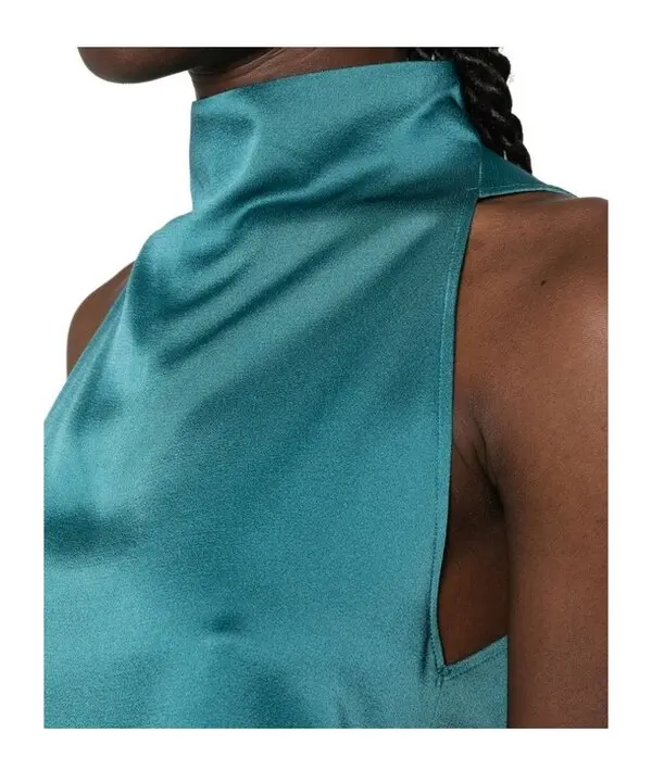 FORTE_FORTE High-neck Sleeveless Top