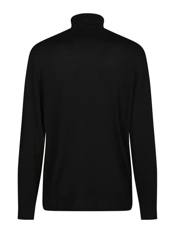 Canali Fine Knit Turtleneck Knitted Sweater