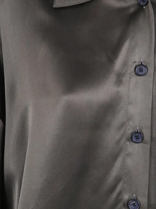 Khaite Long-sleeved Shirt With Lapel Collar - No