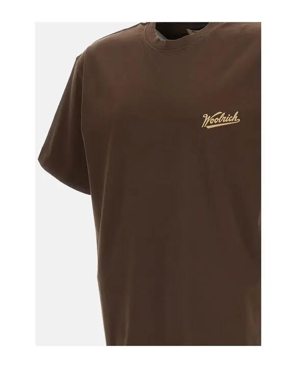 Woolrich Logo Printed Crewneck T-shirt