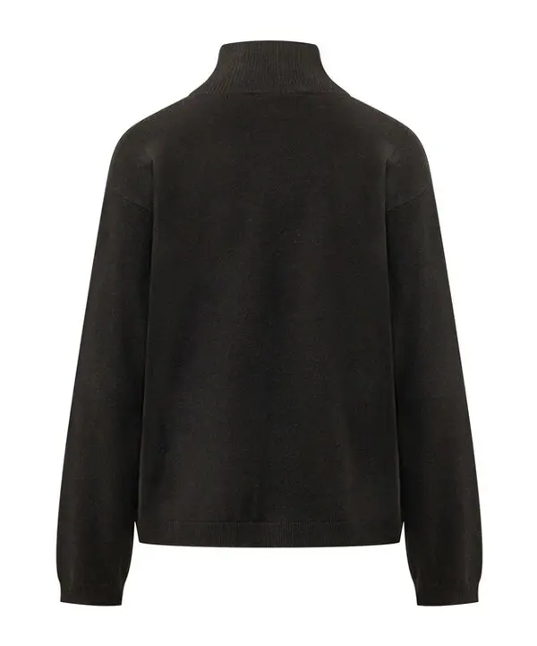 Fabiana Filippi Embellished Mock-neck Knitted Jumper