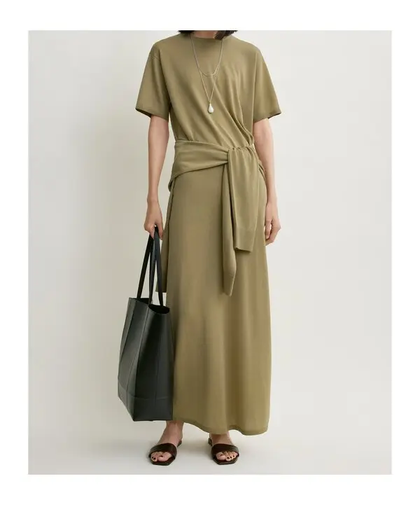 TOTEME Elasticated Waistband Maxi Skirt