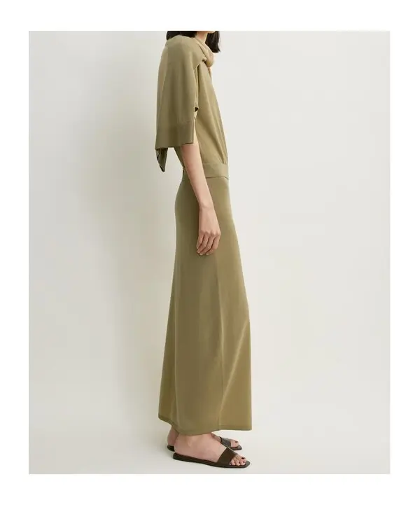TOTEME Elasticated Waistband Maxi Skirt
