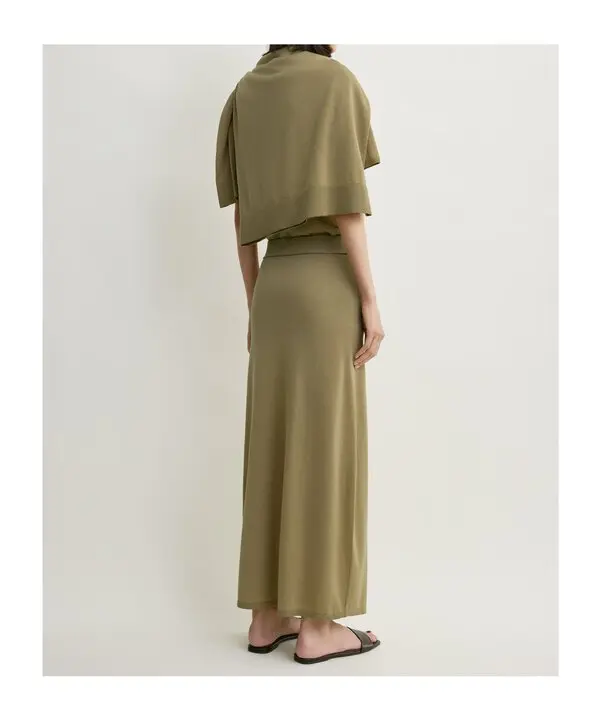 TOTEME Elasticated Waistband Maxi Skirt