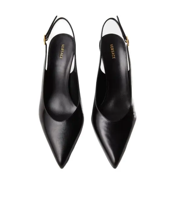 Versace Pointed Slingback Pumps