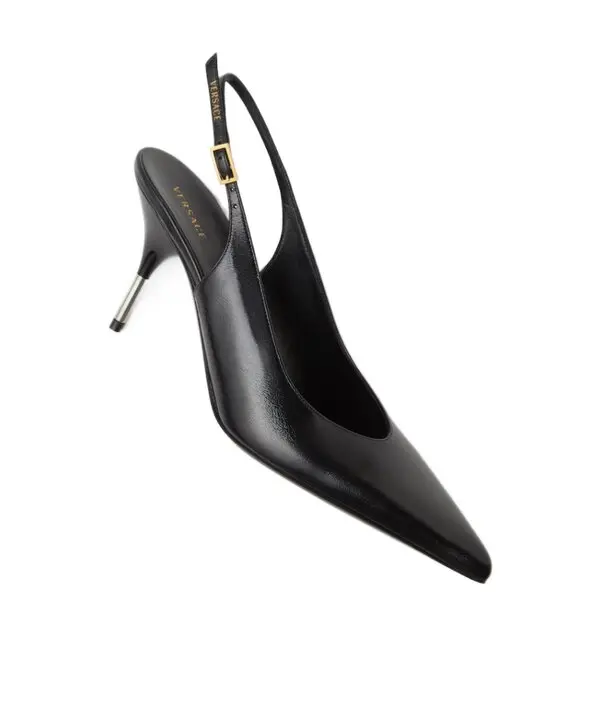 Versace Pointed Slingback Pumps